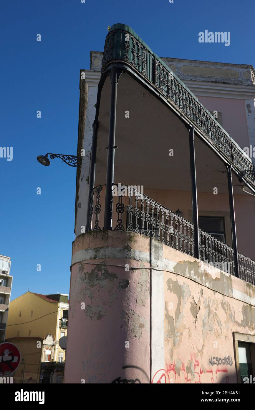 House corner in the historic center Stock Photo - Alamy