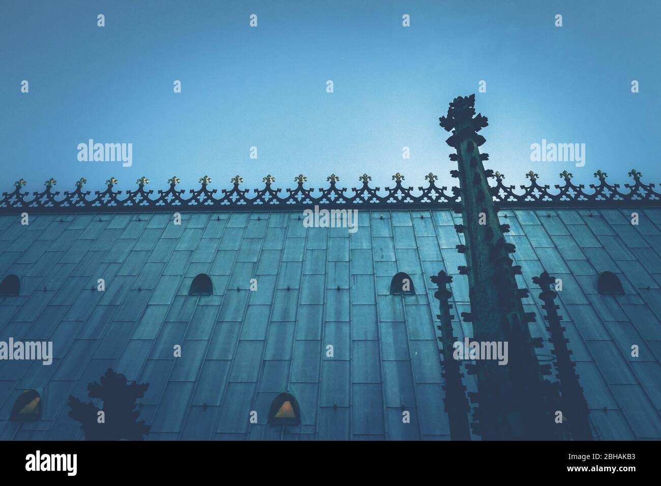 Creepy church rooftop hi-res stock photography and images - Alamy