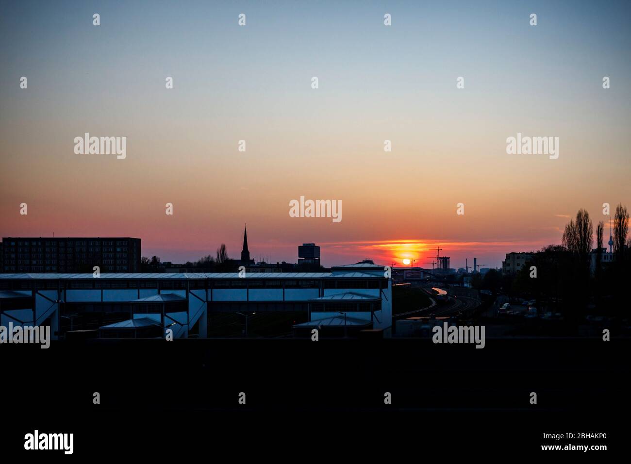 Berlin skyline view hi-res stock photography and images - Alamy