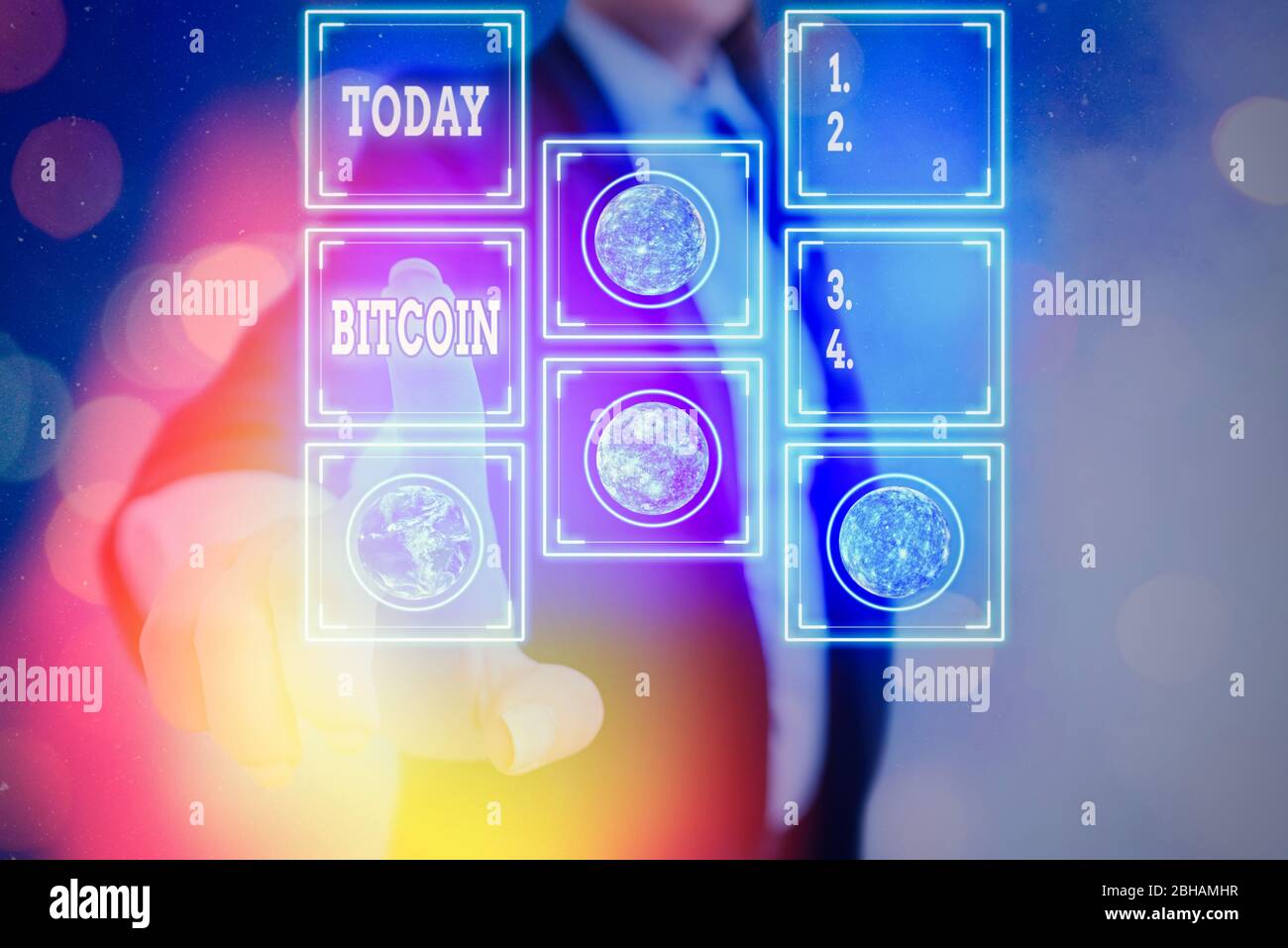 Writing note showing Bitcoin. Business concept for Cryptocurrency ...