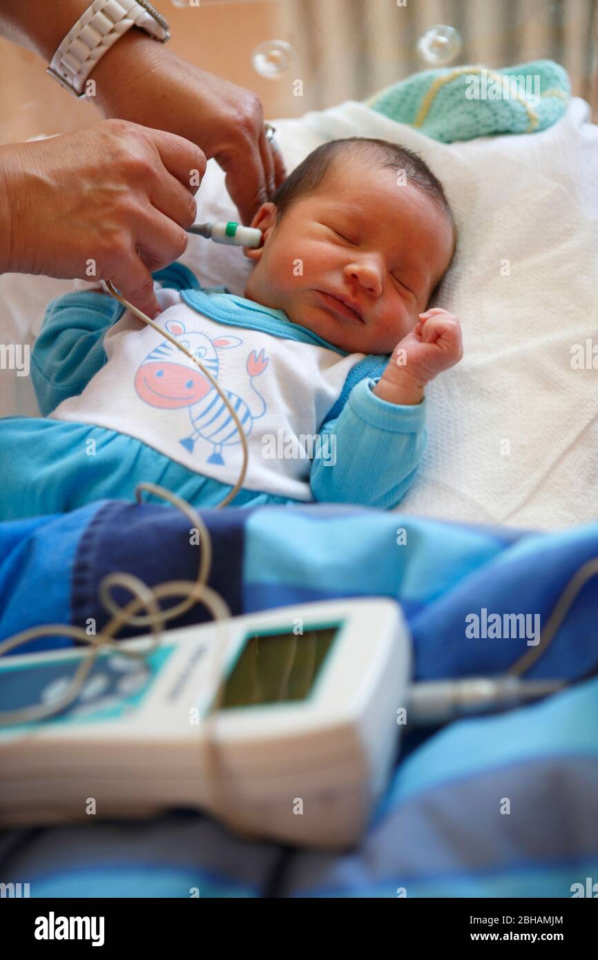 Newborn Hearing Screening Stock Photo - Alamy