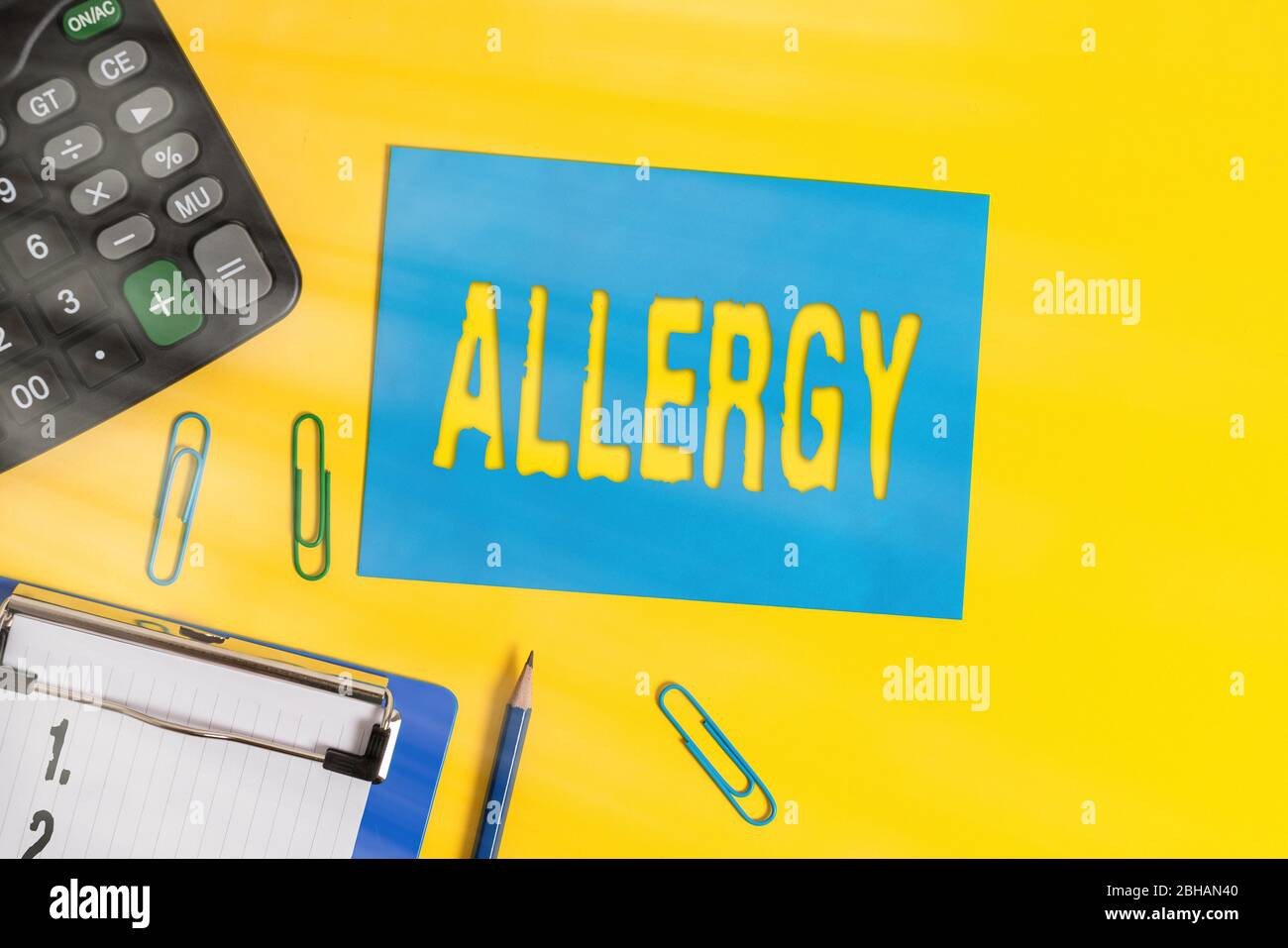Word writing text Allergy. Business photo showcasing Hypersensitive of ...