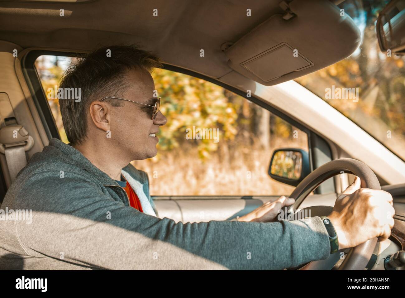 Adult driving car hi-res stock photography and images - Alamy