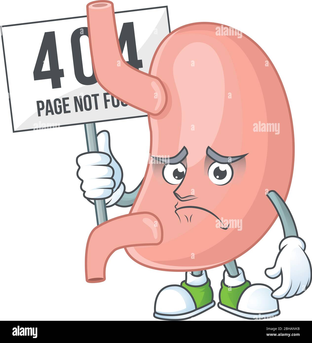 Sad Stomach Cartoon