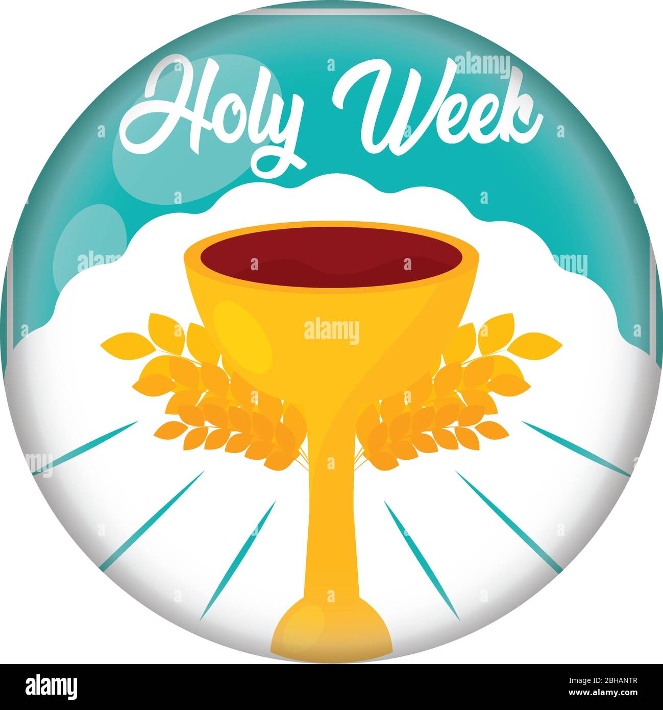 Holy week button Stock Vector Image & Art - Alamy