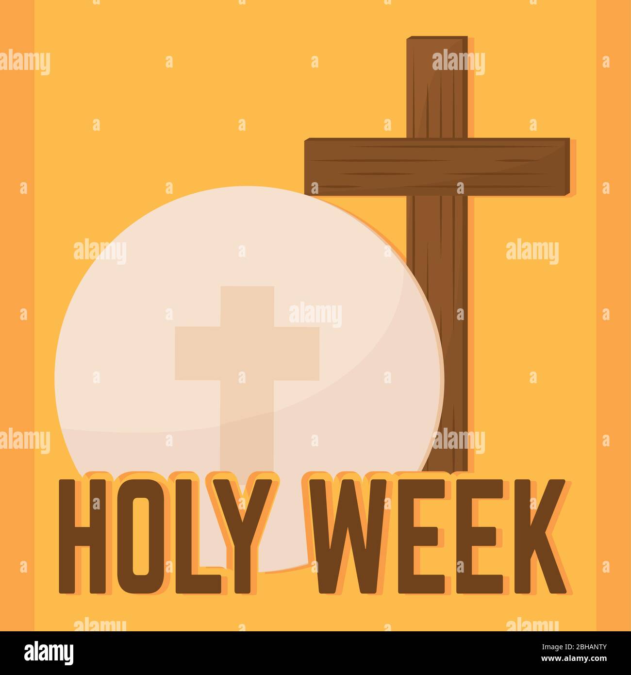 Holy week poster Stock Vector Image & Art - Alamy