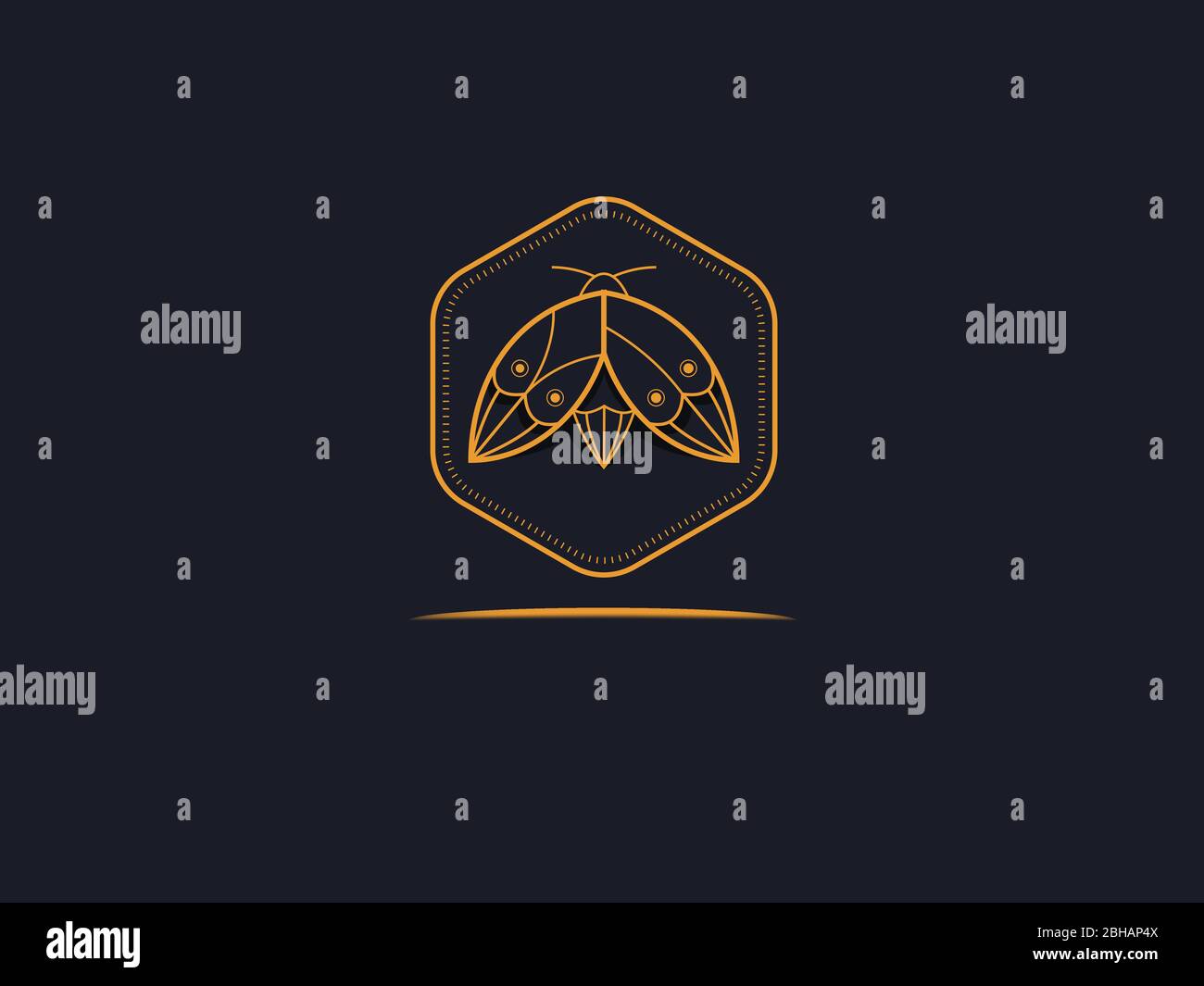 moth logo the moth mystic mysteri logo Stock Vector Image & Art - Alamy