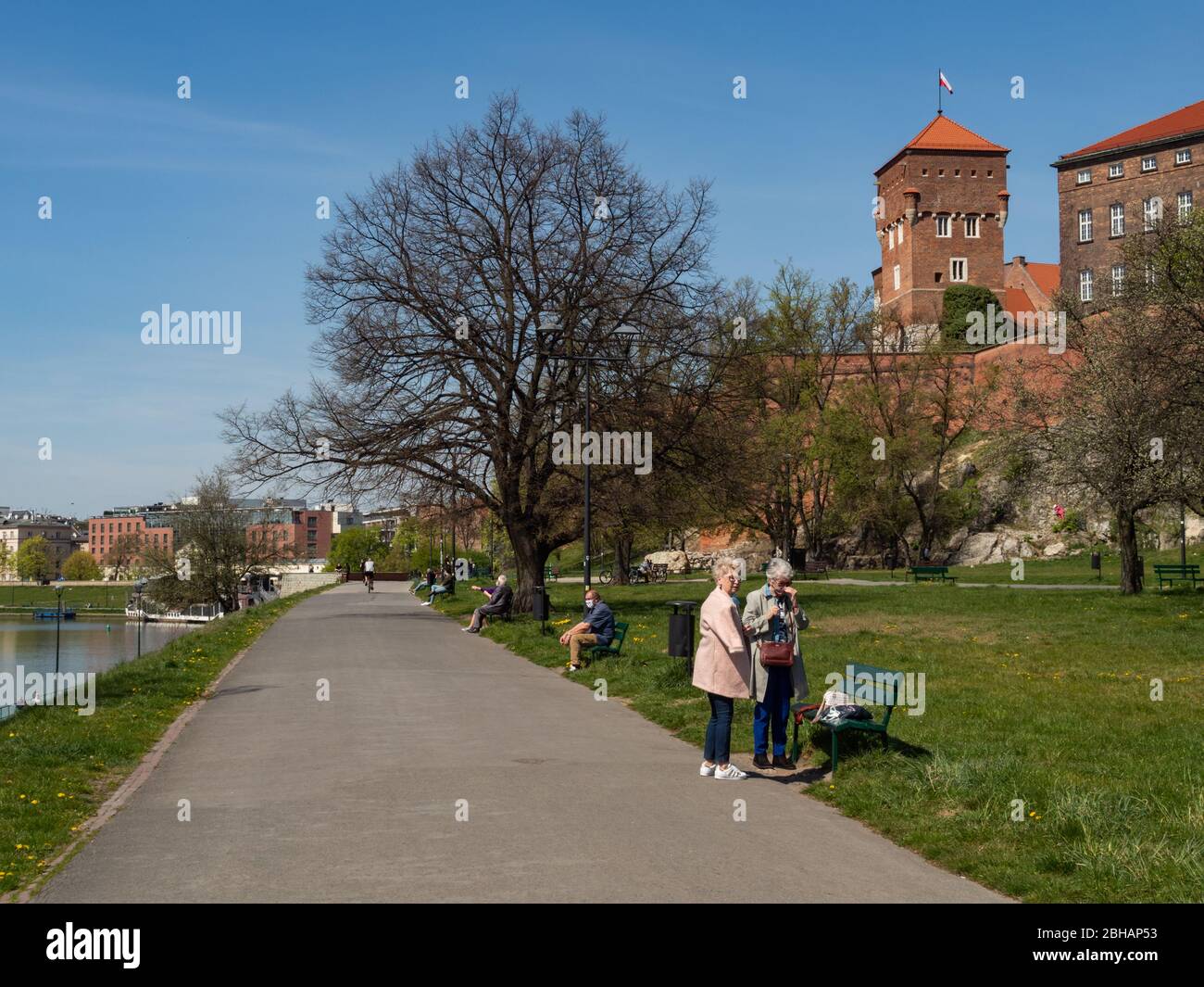 Vistula river boulevards hi-res stock photography and images - Alamy