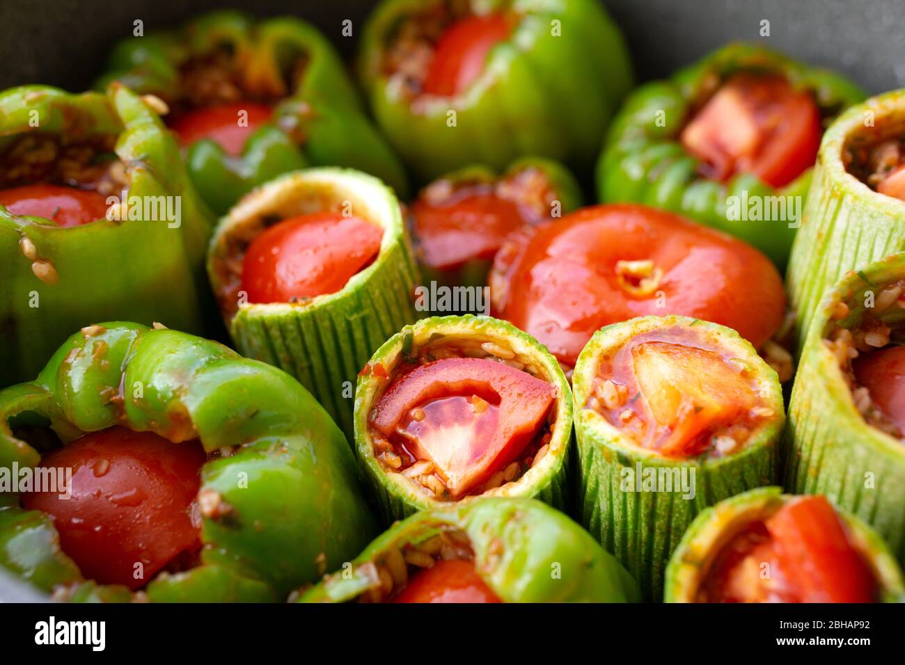 Turkish green peppers hi-res stock photography and images - Alamy