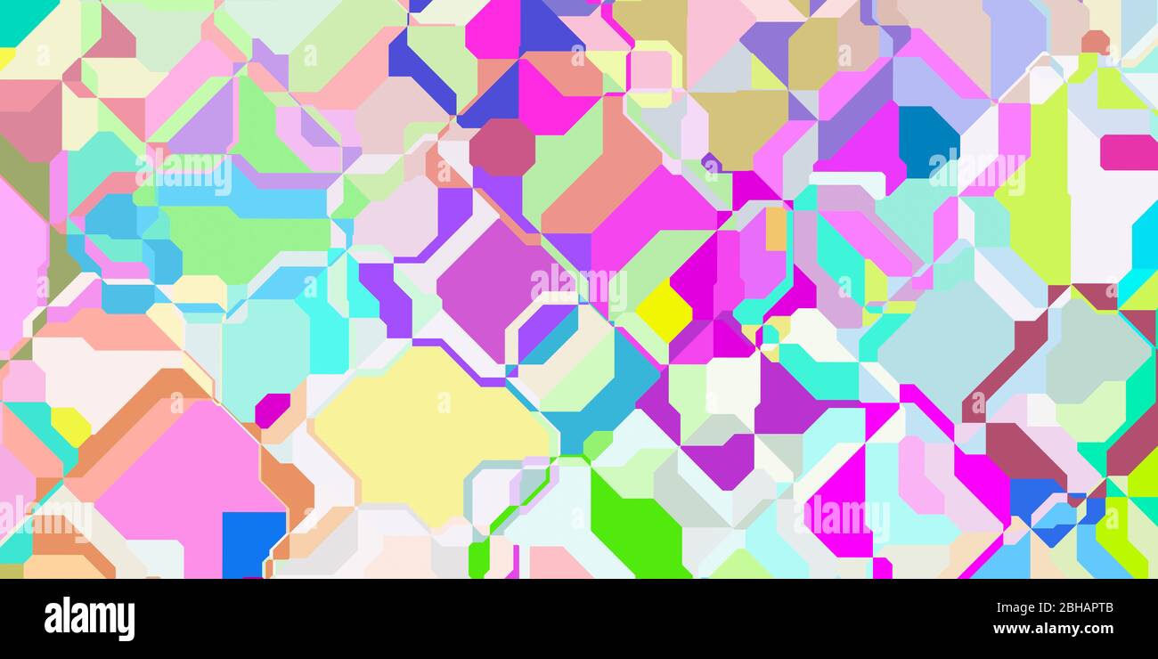 abstract colourful patches background texture 2d illustration Stock ...