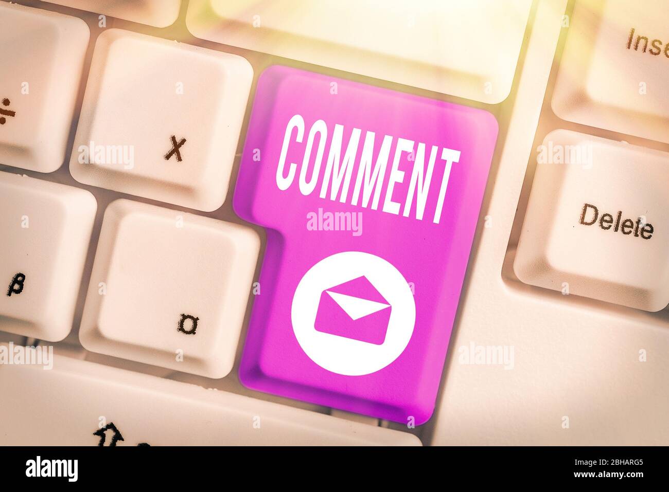 Word writing text Comment. Business photo showcasing Verbal Written ...