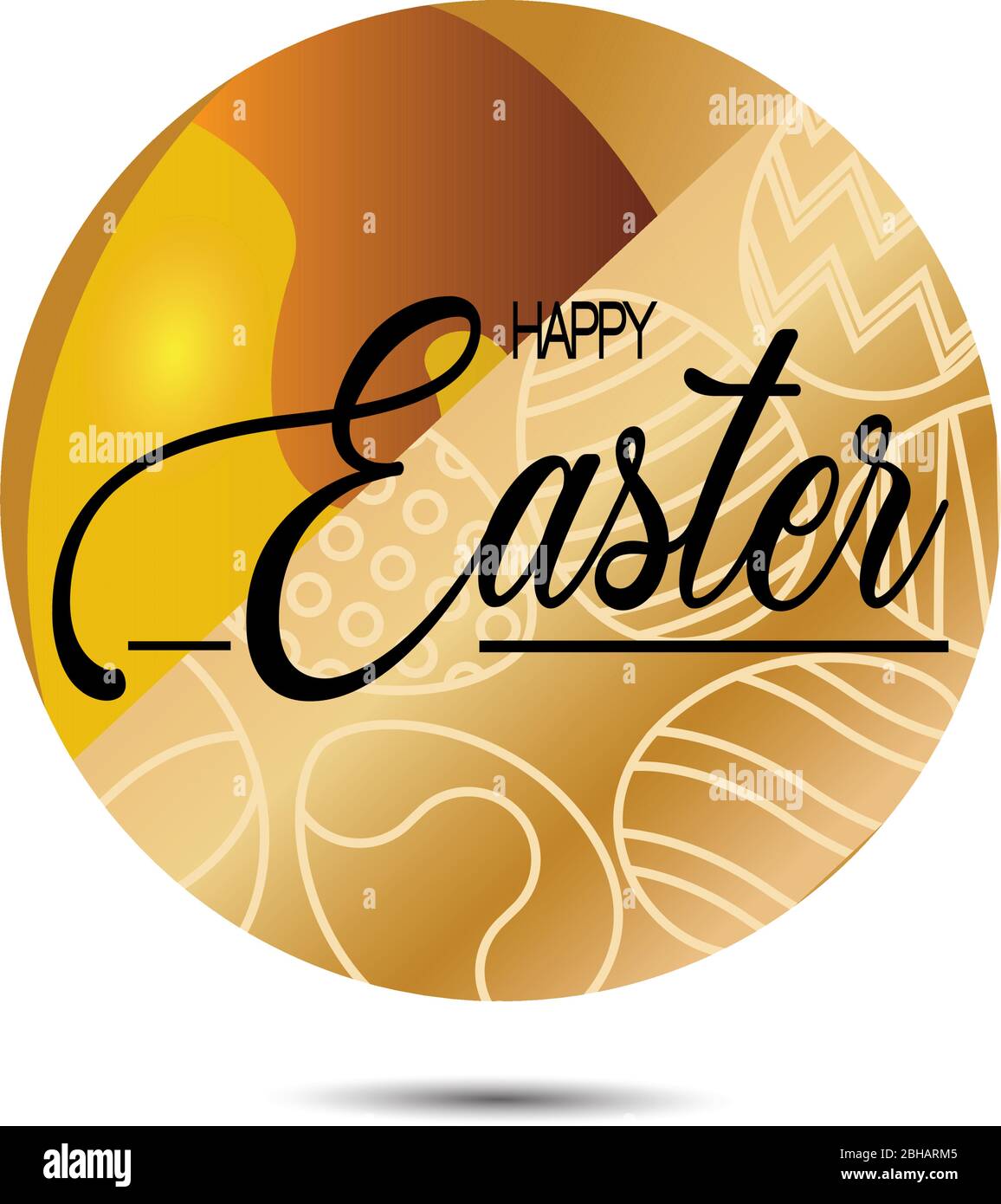 Happy easter button Stock Vector Image & Art - Alamy