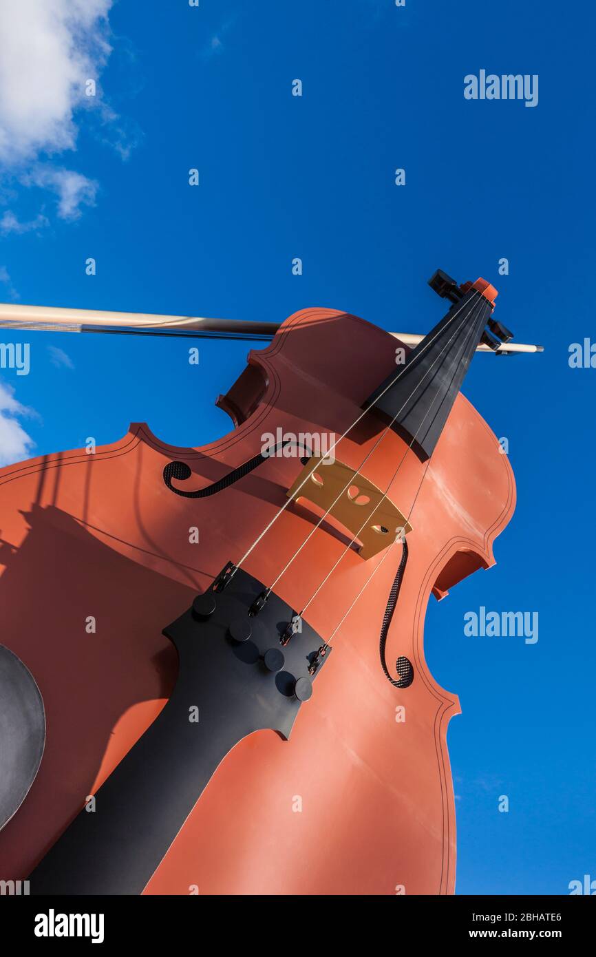 Canada, Nova Scotia, Sydney, The Big Fiddle at the Cruise Port Terminal ...