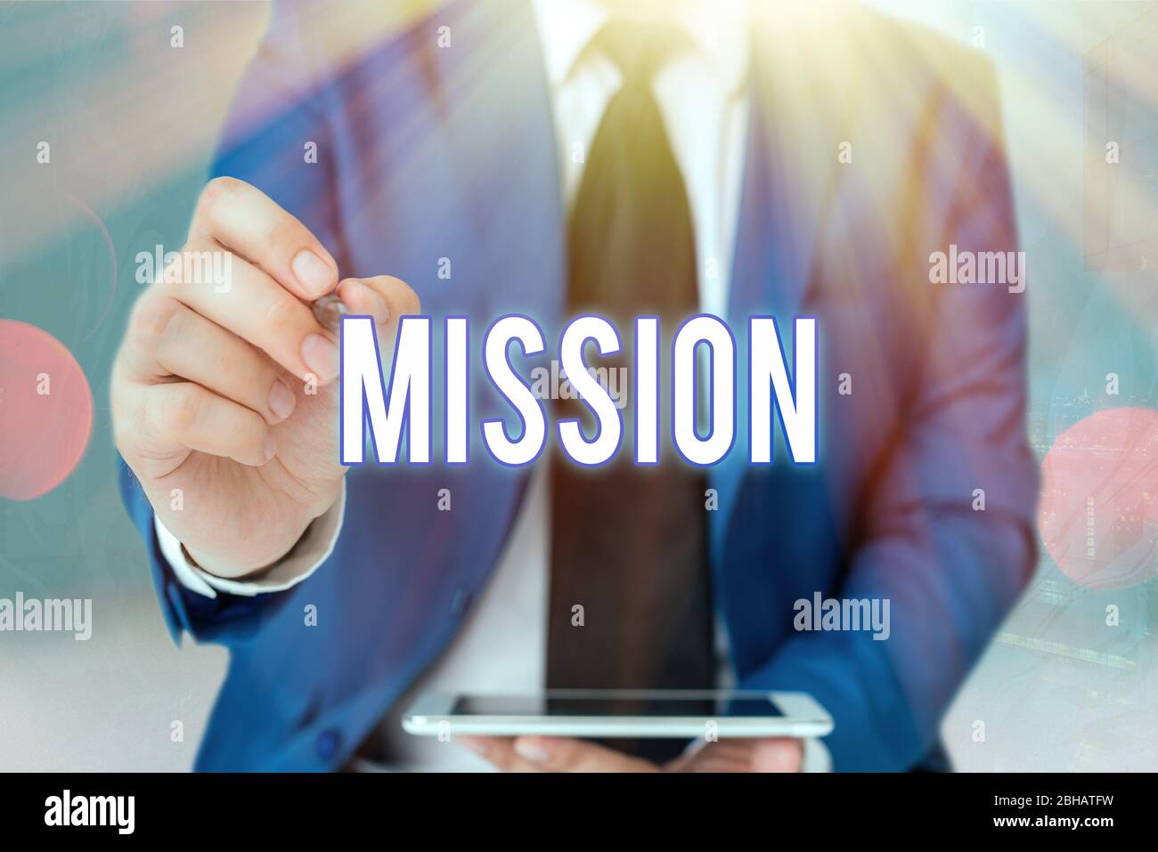 Word writing text Mission. Business photo showcasing Corporate goal ...