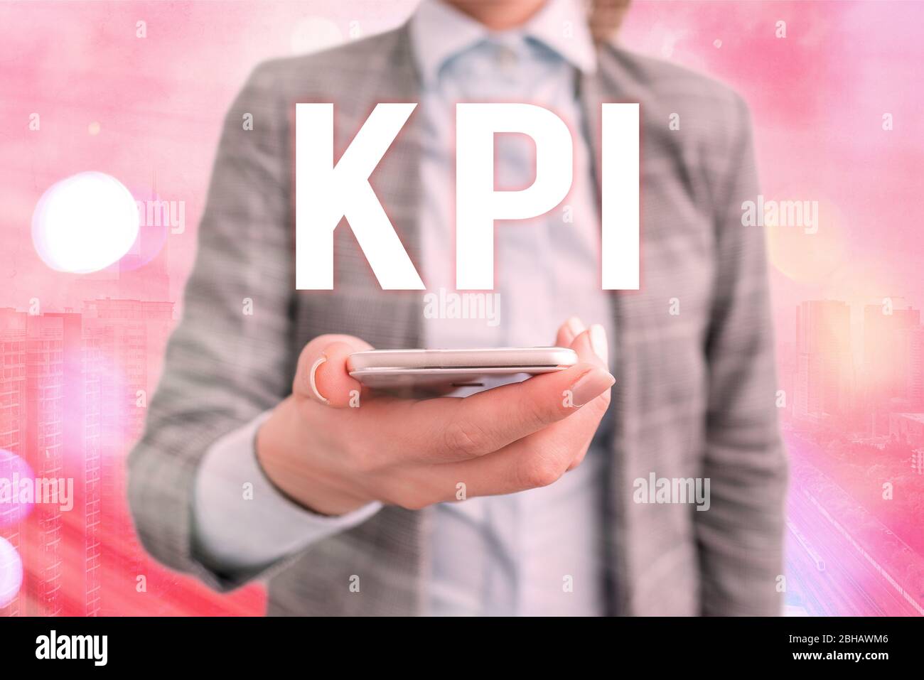 Conceptual hand writing showing Kpi. Concept meaning Evaluate the ...