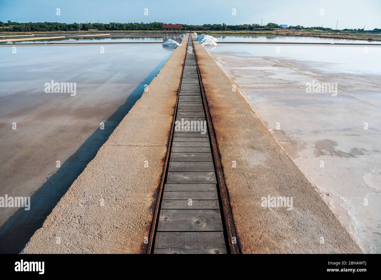 saltwork in the salt museum in Nin, Dalmatia, Zadar country, Croatia ...