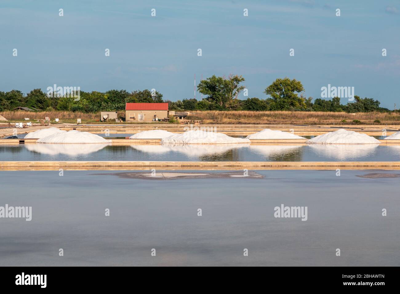 saltwork in the salt museum in Nin, Dalmatia, Zadar country, Croatia ...