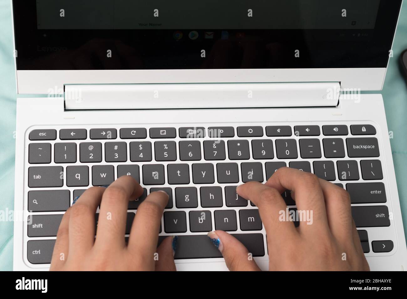 Computer keyboard touch typing hi-res stock photography and images - Alamy