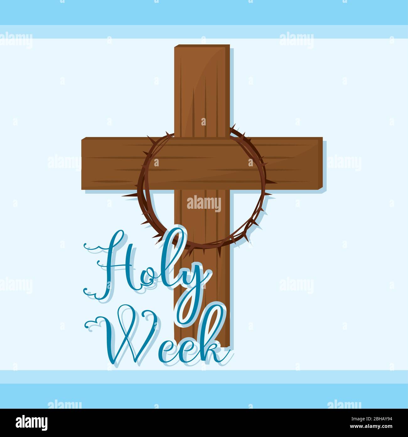 Holy week poster Stock Vector Image & Art - Alamy
