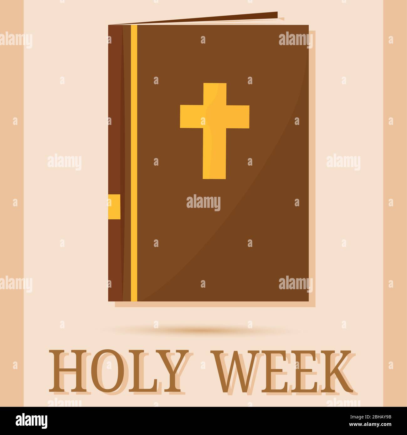 Holy week poster Stock Vector Image & Art - Alamy