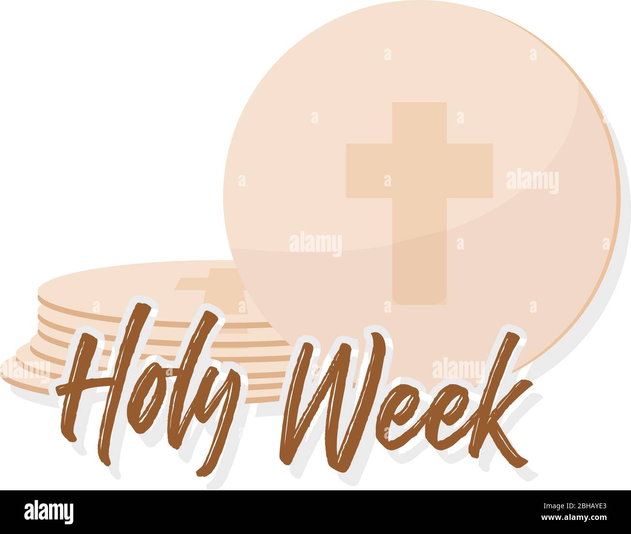 Holy week poster Stock Vector Image & Art - Alamy