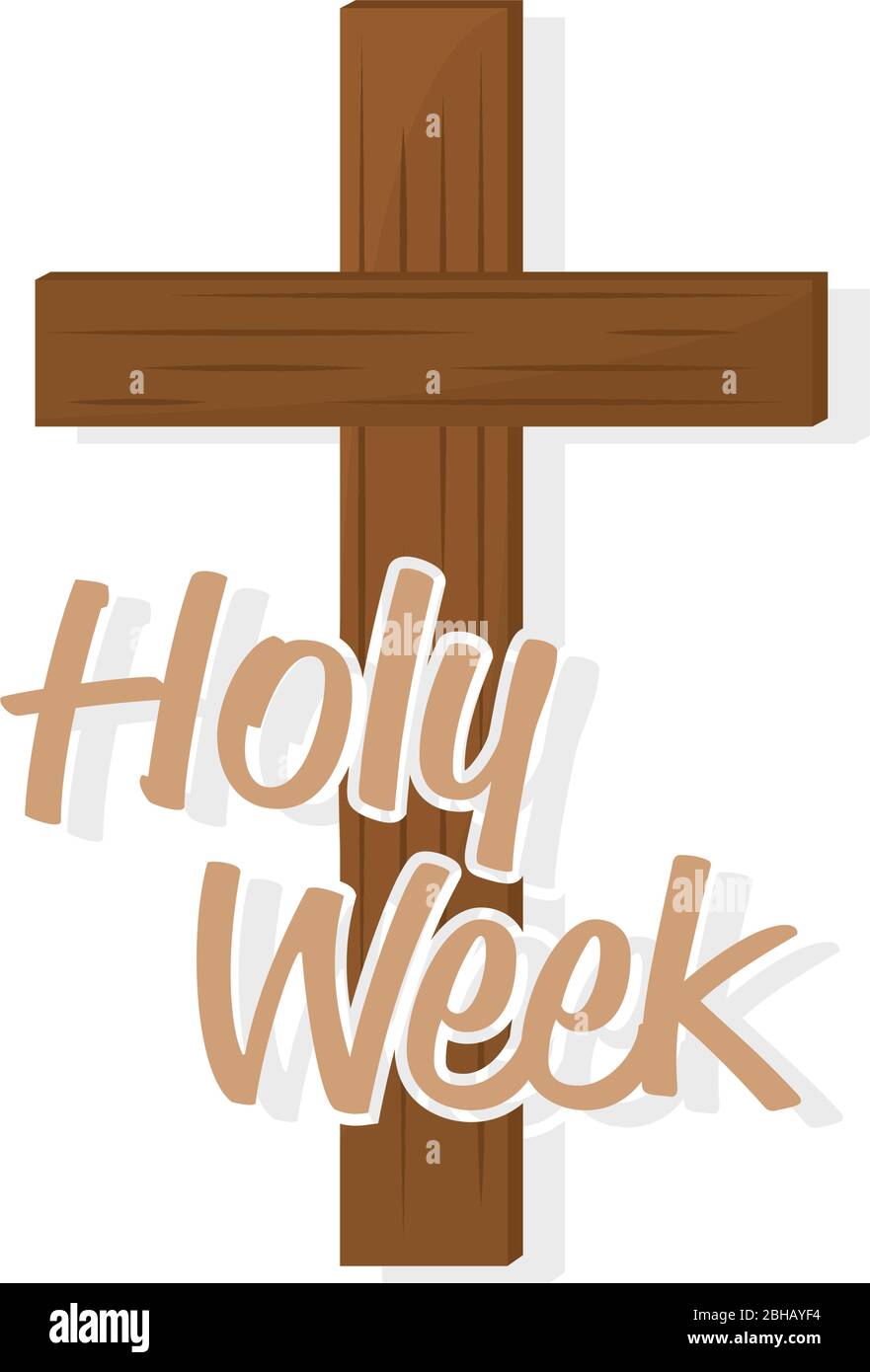 Holy week poster Stock Vector Image & Art - Alamy