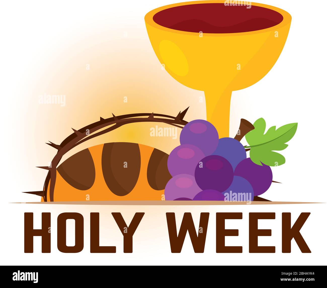 Holy week poster Stock Vector Image & Art - Alamy