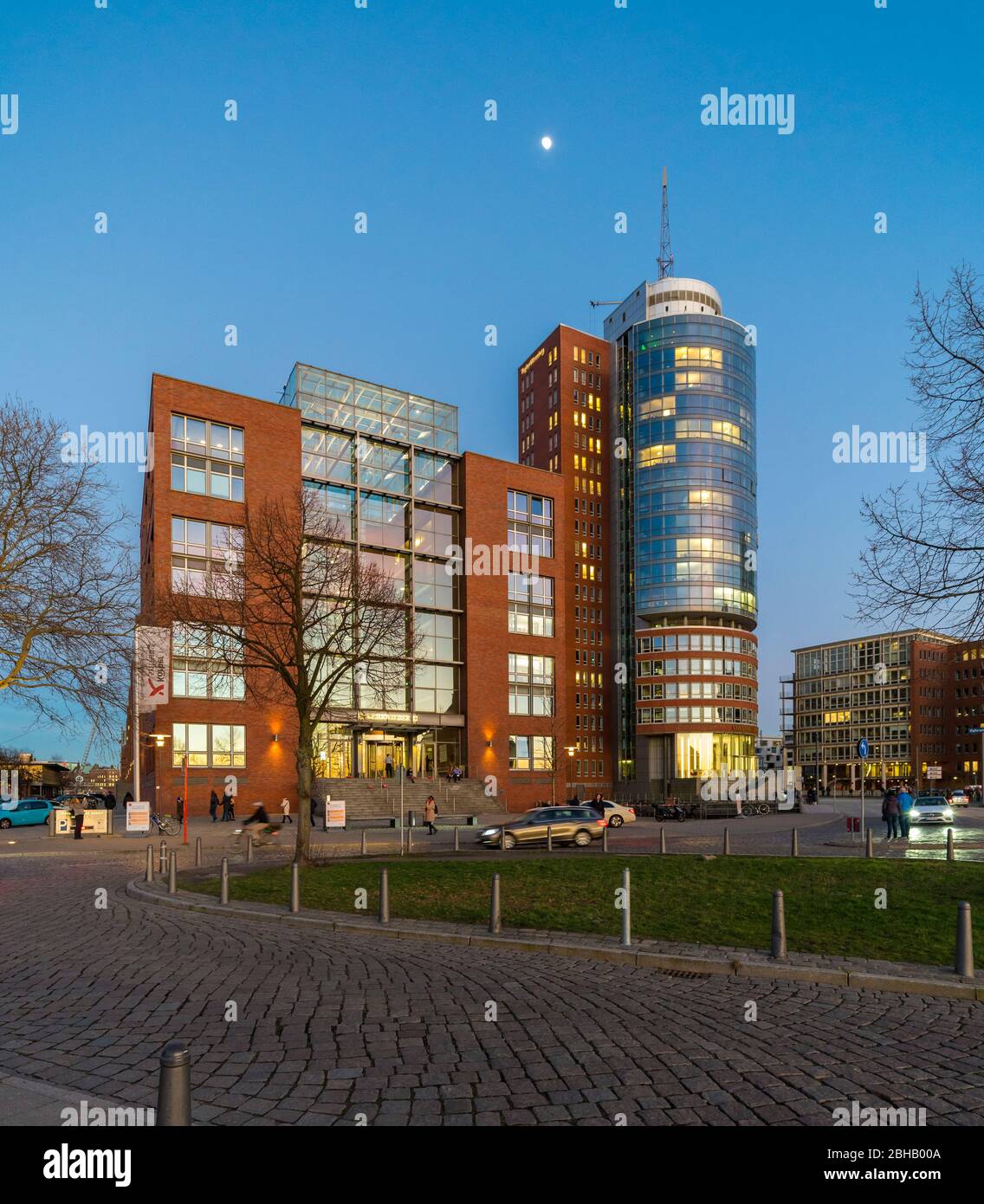 Germany, Hamburg, the Columbus house, also Hanseatic Trade Center Tower ...