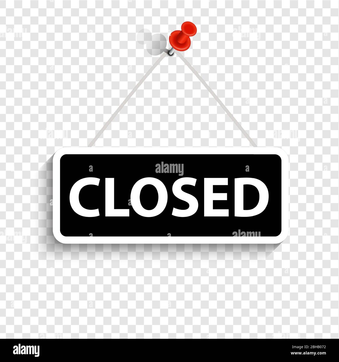 Closed Sign Vector Illustration Stock Vector Image & Art - Alamy