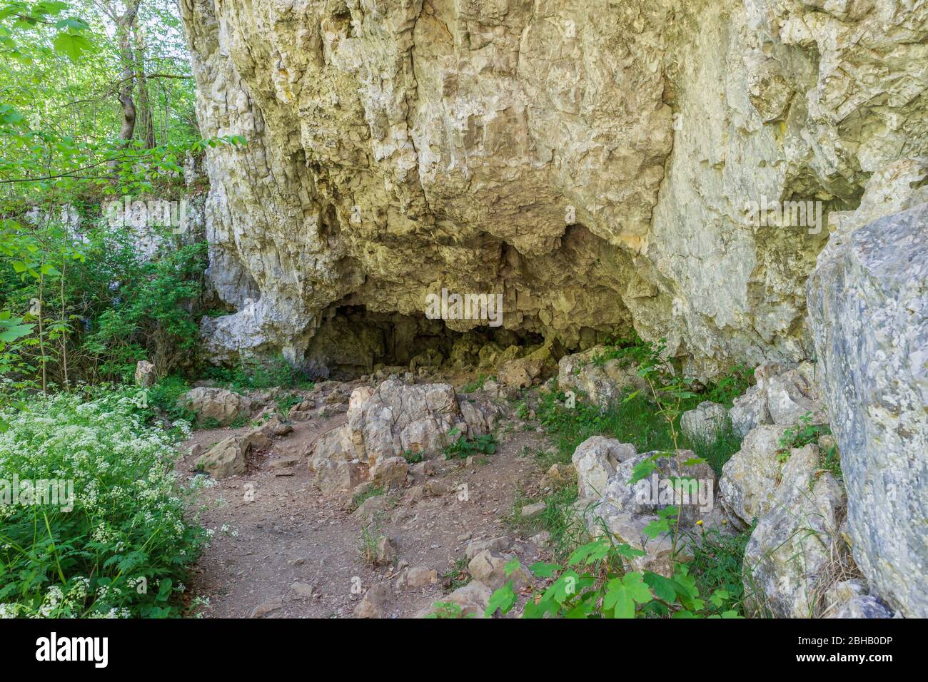 Entrance of the bear cave in the glastal hi-res stock photography and images - Alamy