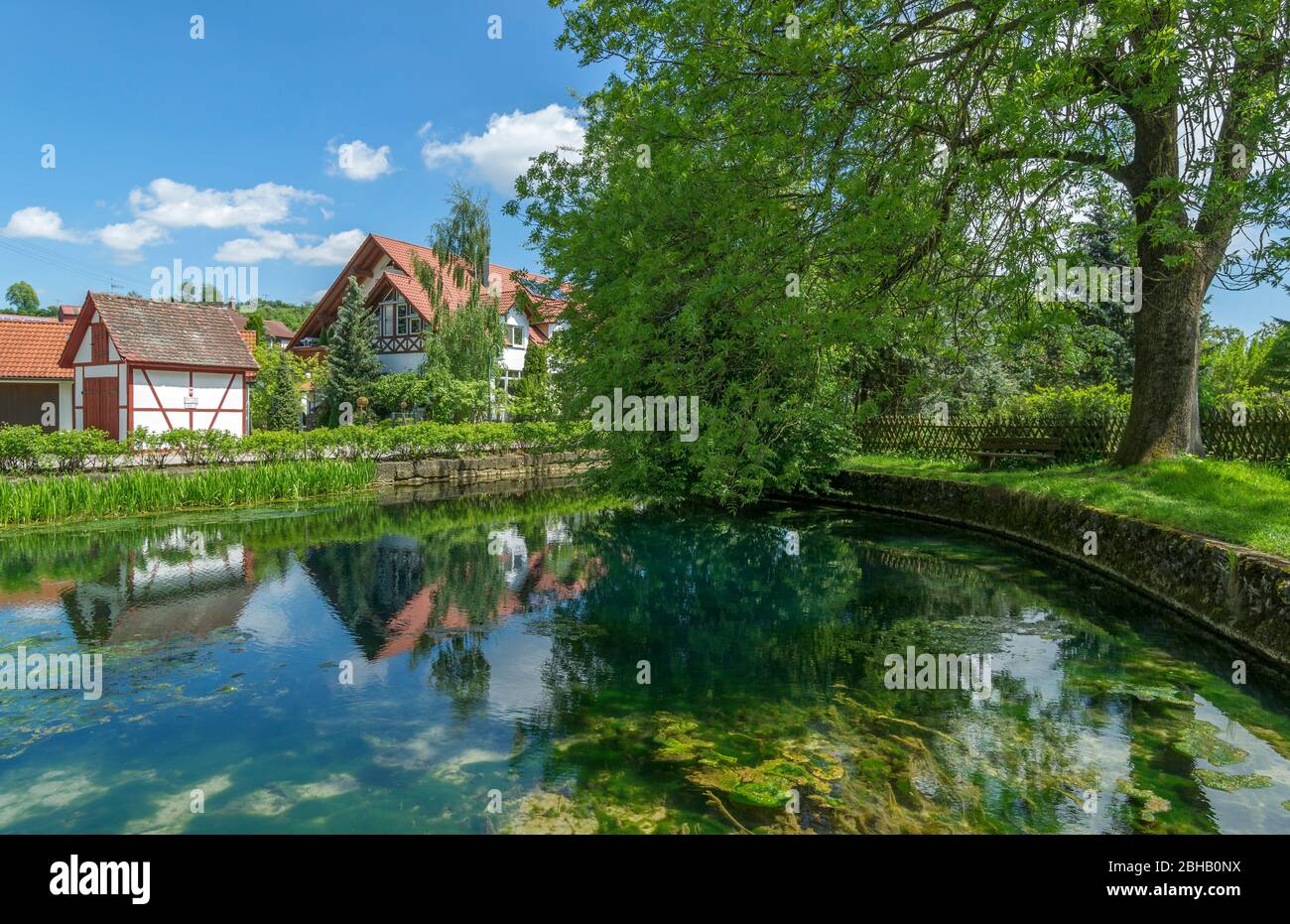 The source pot is 6m deep has diameter of 10m hi-res stock photography ...