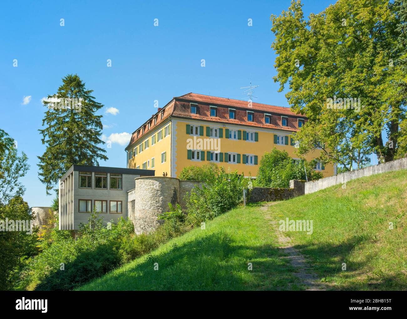 Germany, Baden-Württemberg, Gomadingen, Marbach, Grafeneck Castle ...