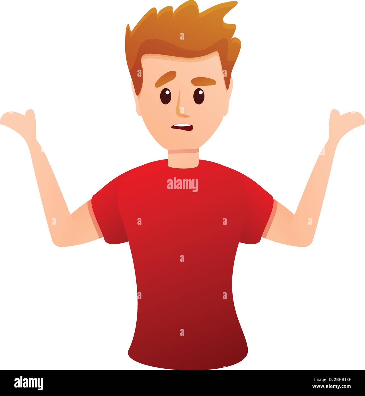 Boy stress icon. Cartoon of boy stress vector icon for web design ...