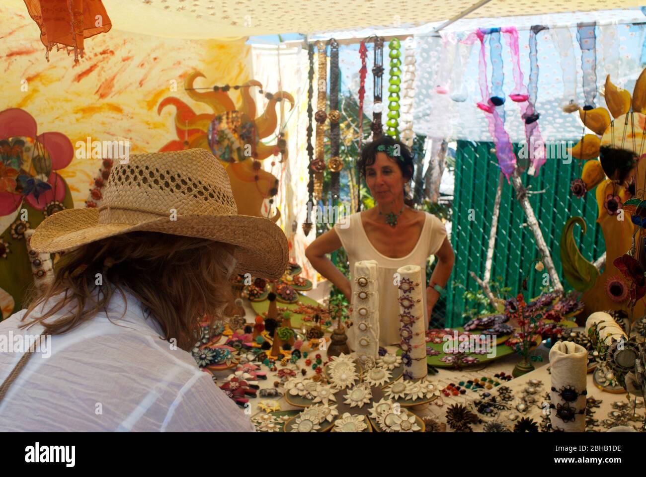Ibiza hippie market las dalias hi-res stock photography and images - Alamy