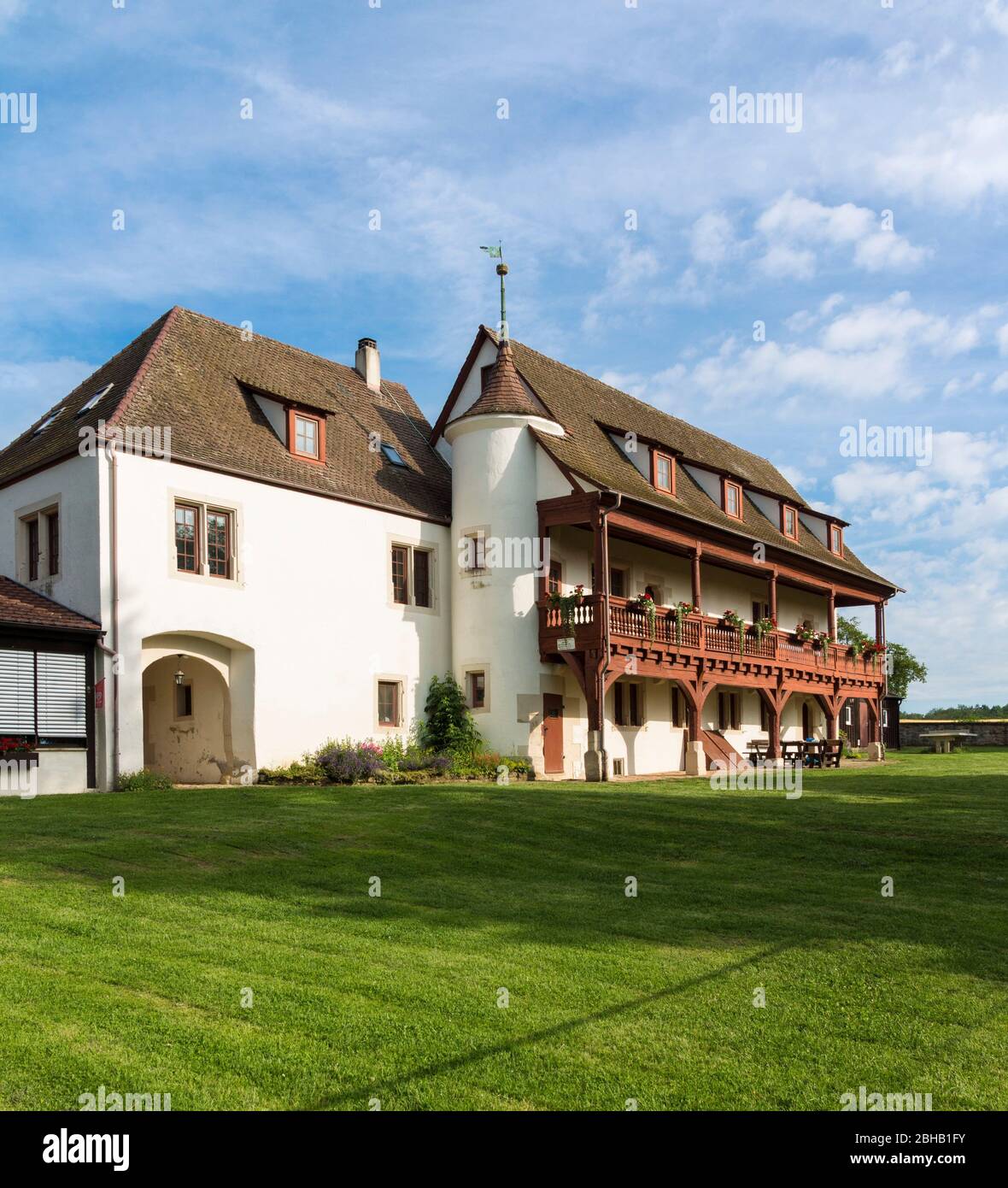 Germany, Baden-Württemberg, Kirchentellinsfurt, Jugendhaus Schloss ...