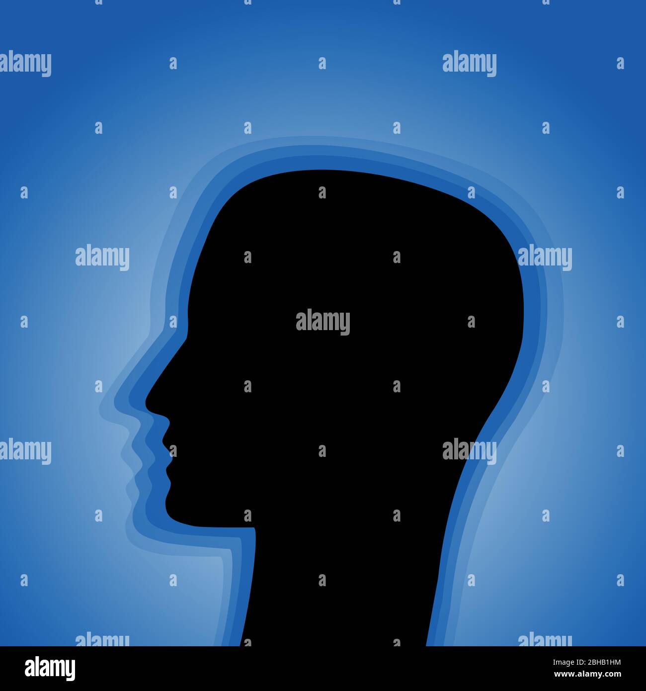 Vector head shaking. Tremor of a person Stock Vector Image & Art - Alamy