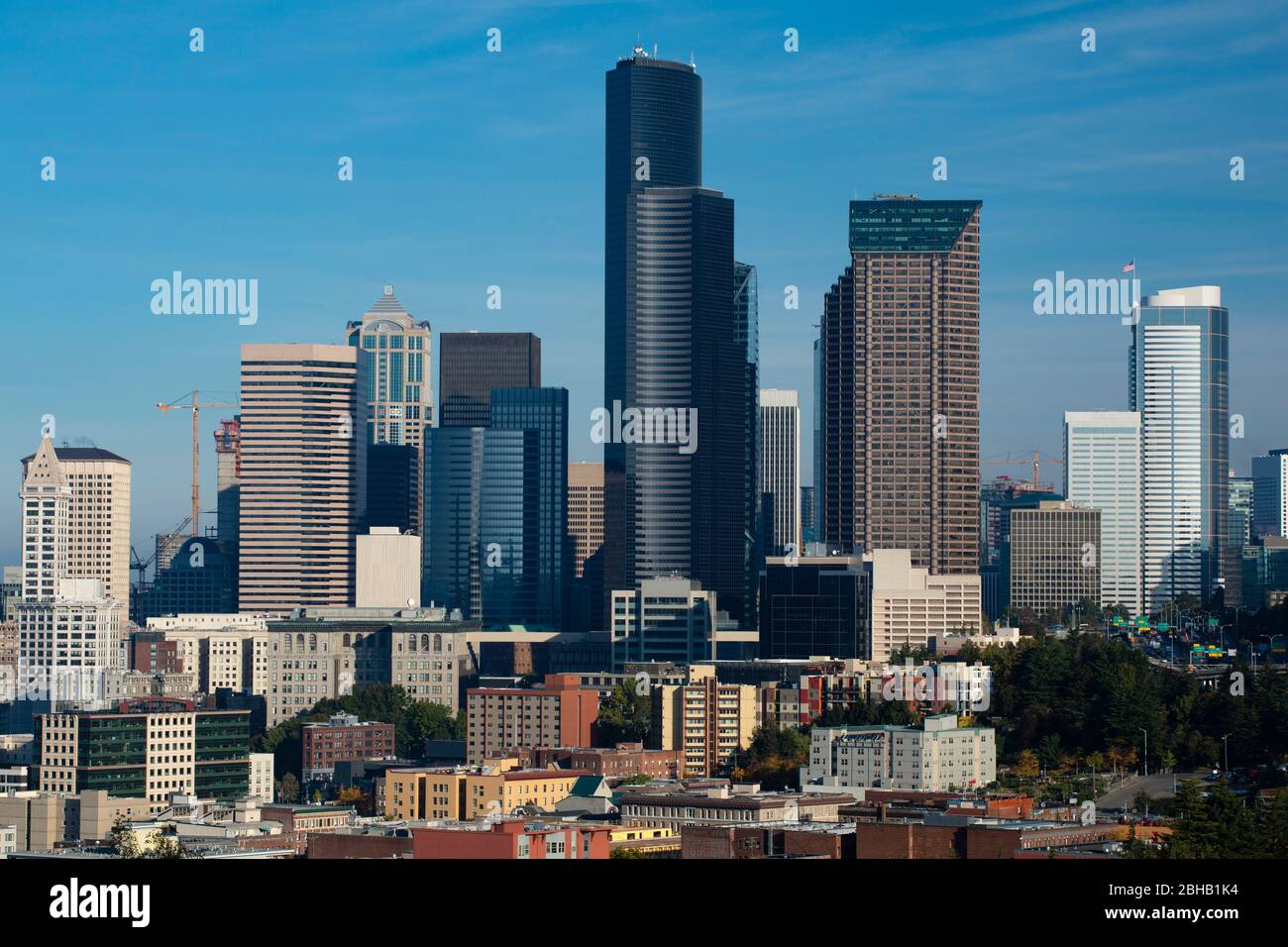 City buildings in downtown Seattle, Washington, USA Stock Photo - Alamy