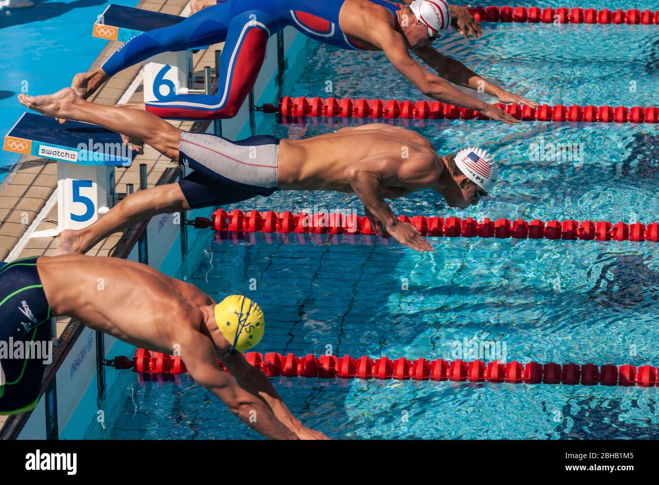 Michael Phelps Backstroke Start