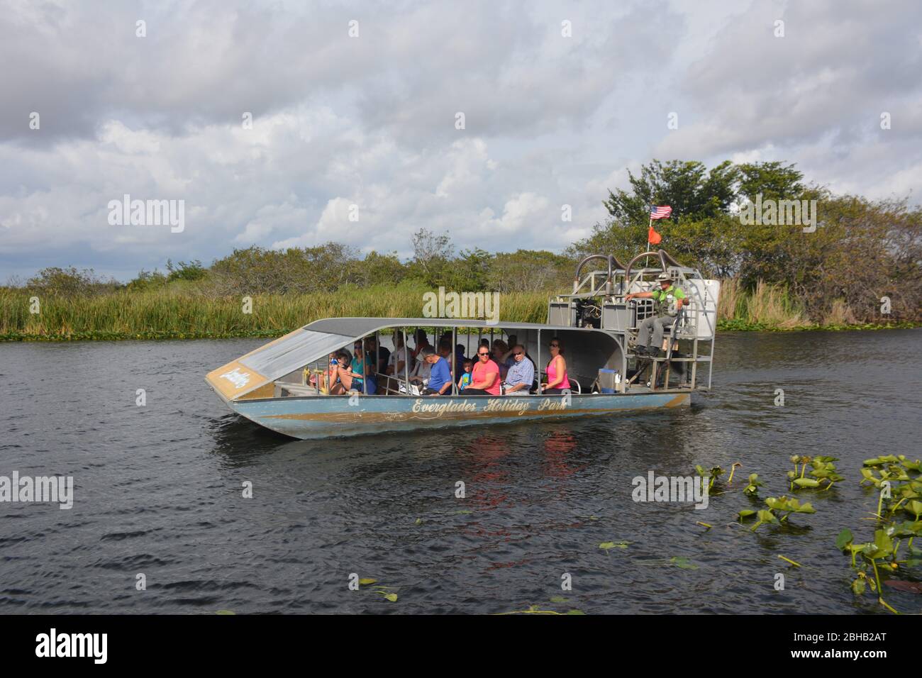 January scene from an airboat tour in Everglades and Francis S. Taylor ...