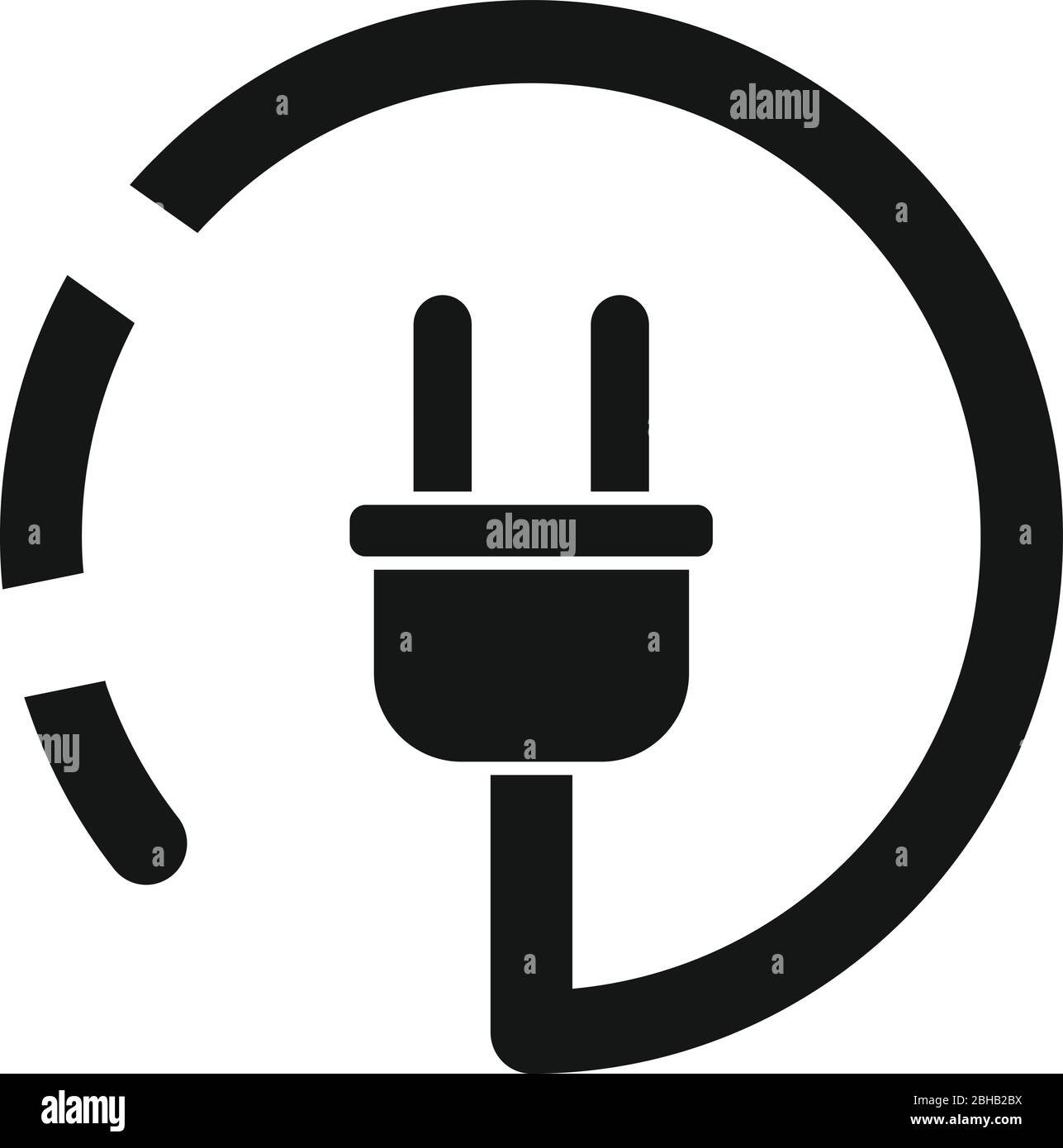 Energy electric plug icon. Simple illustration of energy electric plug ...