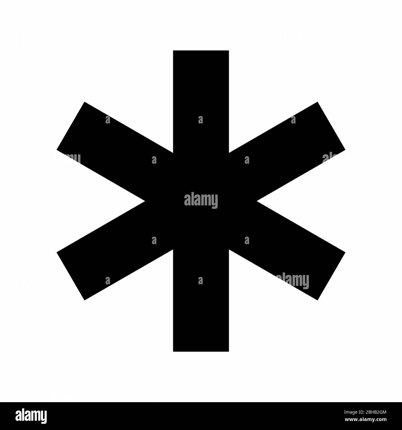 Asterisk icon illustration Stock Vector Image & Art - Alamy