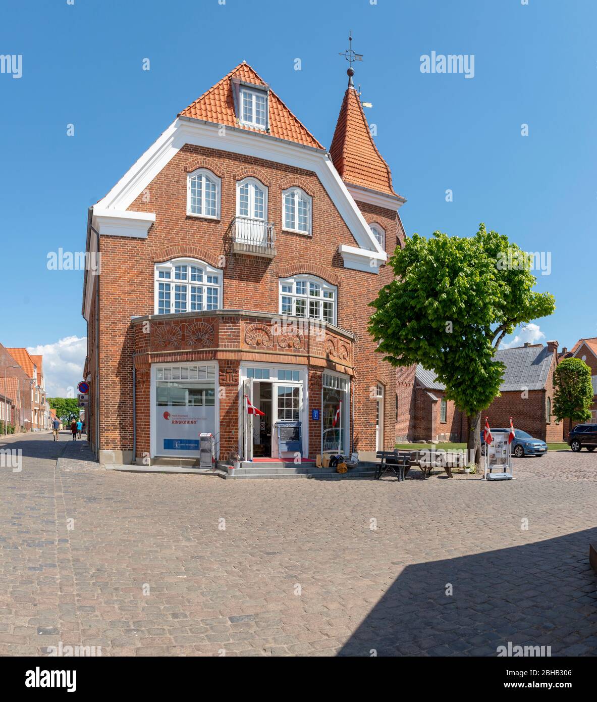 Denmark, Midtjylland, Ringkøbing Fjord, Ringkøbing Stock Photo - Alamy