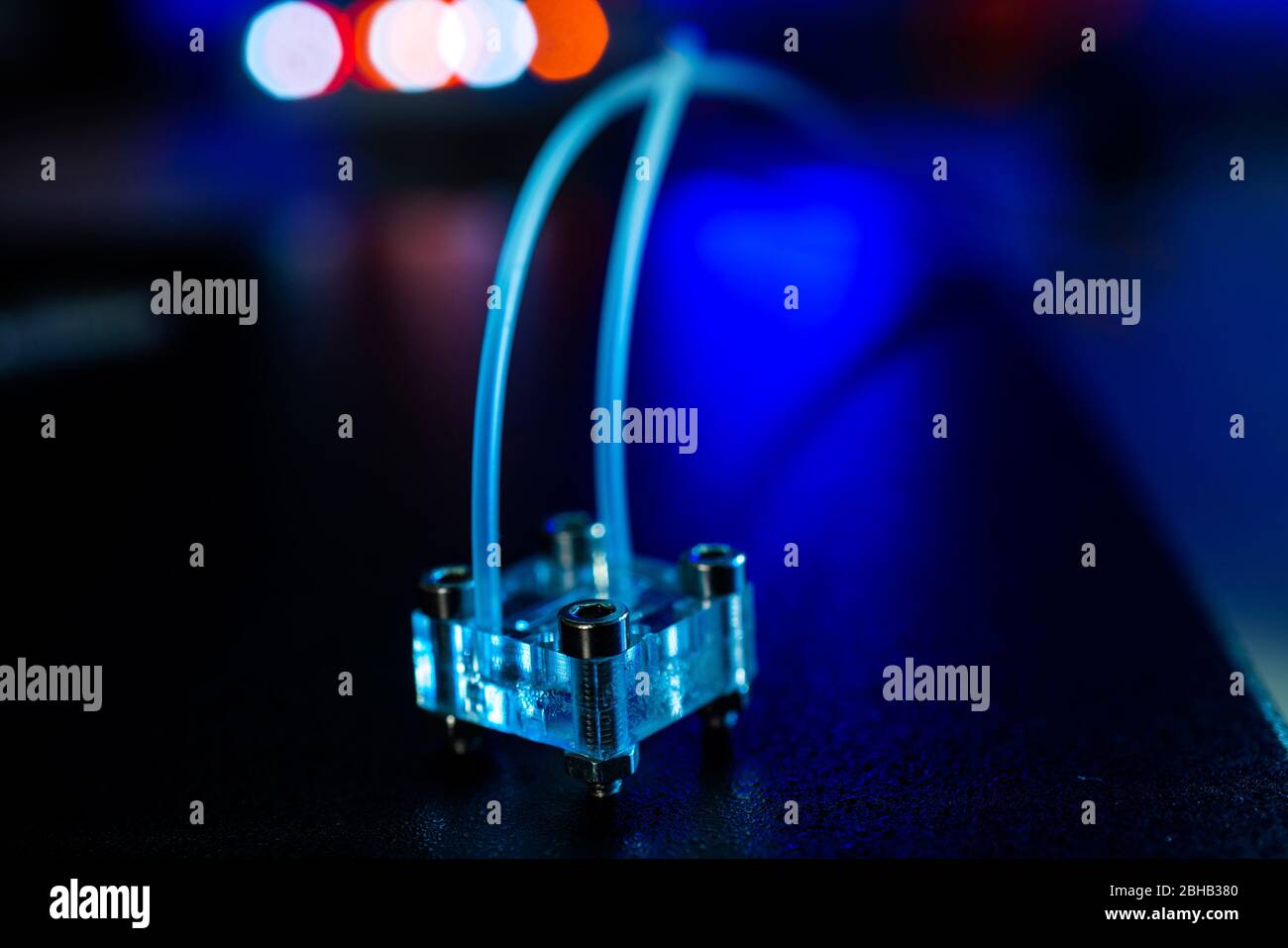 Organ-on-a-chip. This is a microfluidic device that simulates ...