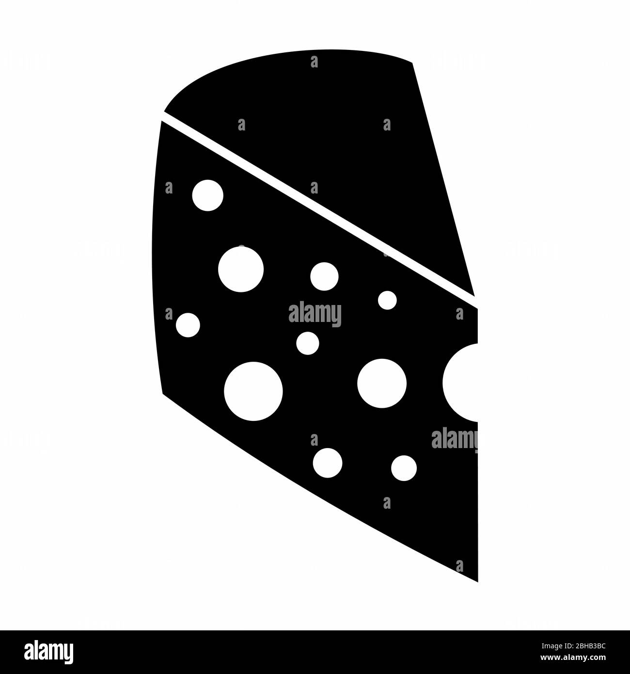 Cheese food icon outline Cut Out Stock Images & Pictures - Alamy