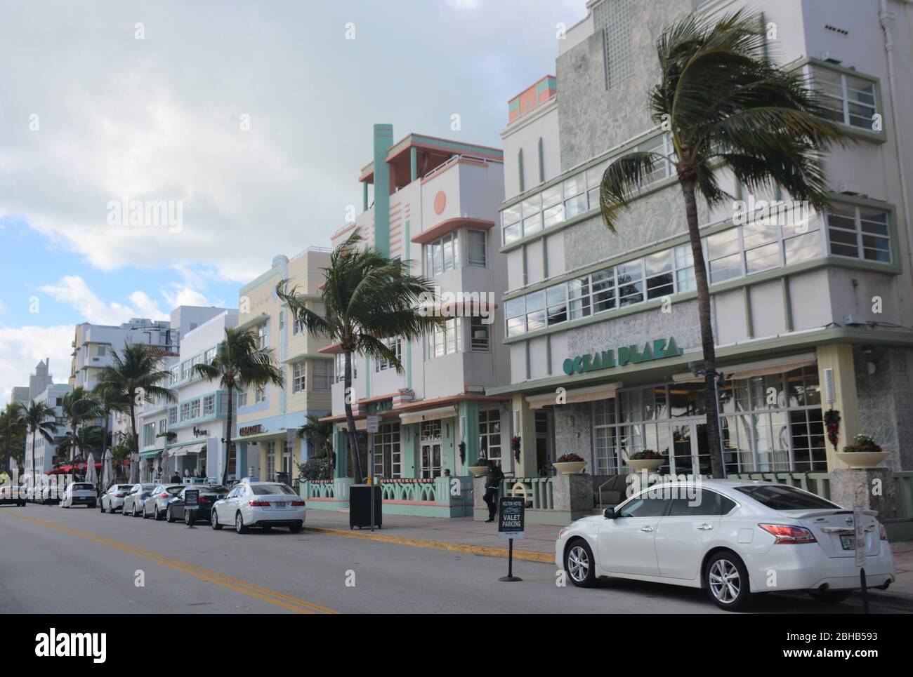 Ocean Drive. The world's largest collection of Art Deco architecture is ...