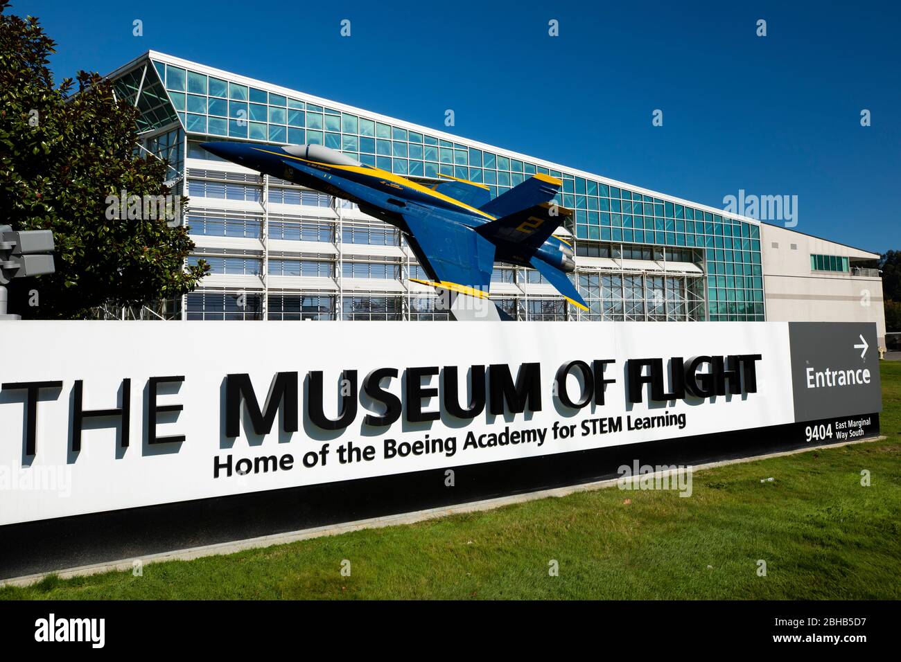 The museum of flight building hi-res stock photography and images - Alamy