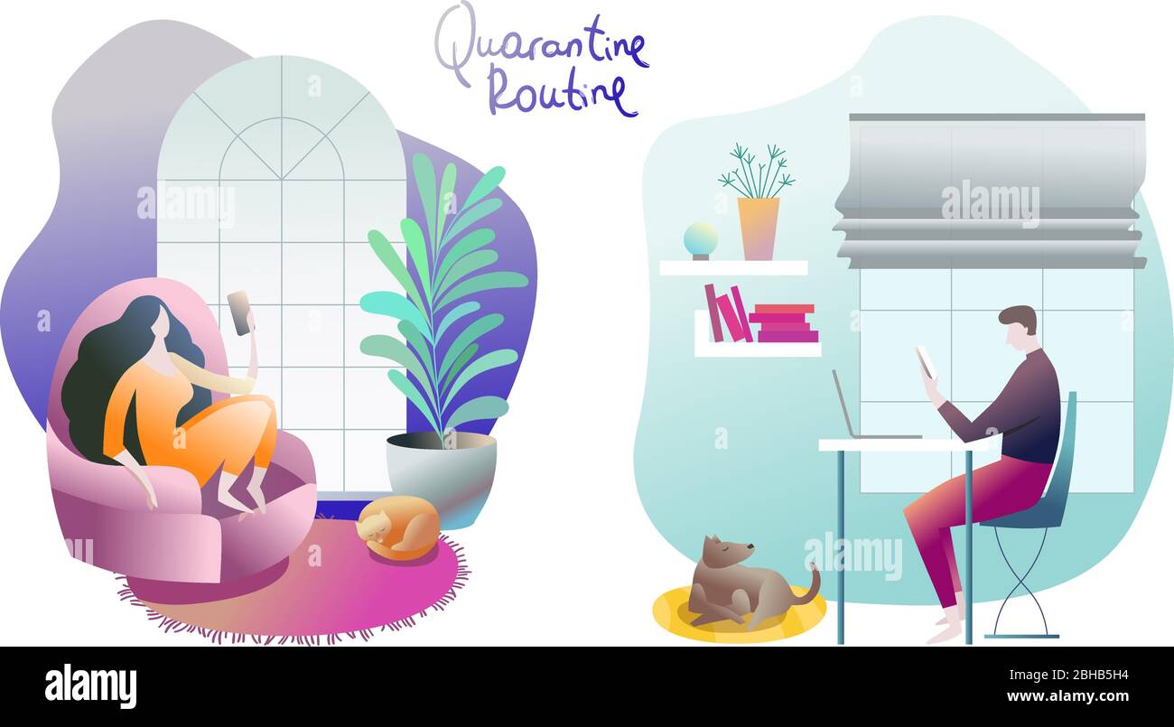 Quarantine drawing hi-res stock photography and images - Alamy