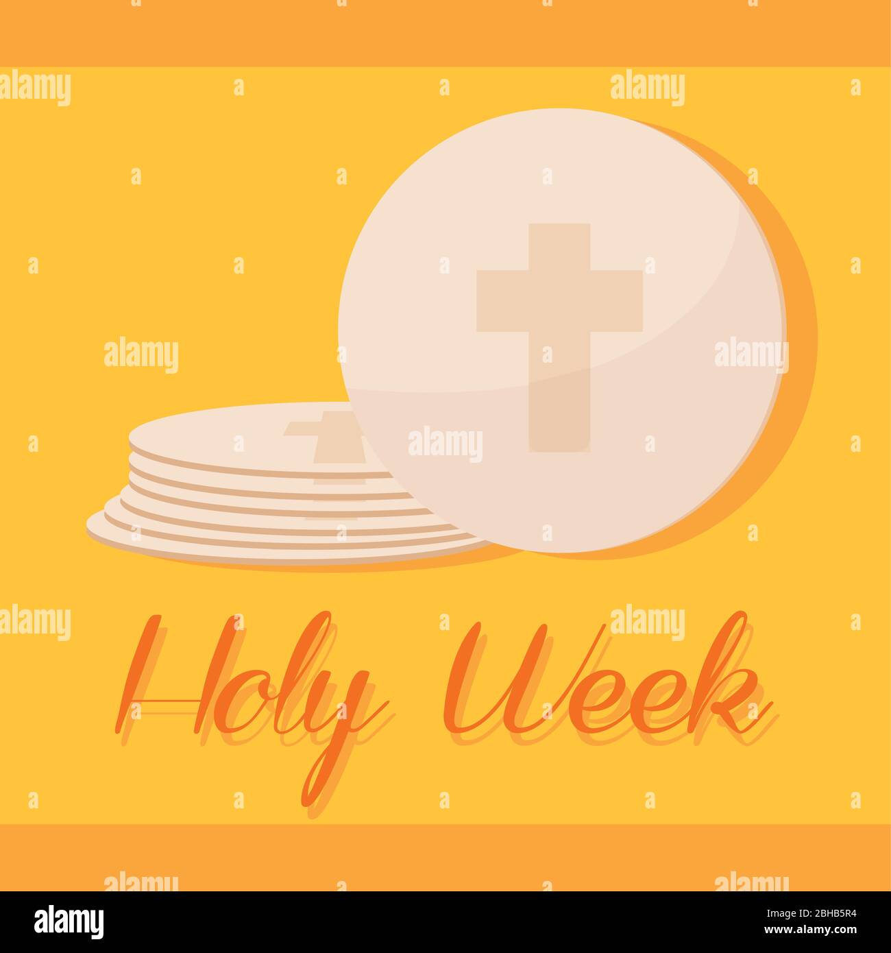 Holy week poster Stock Vector Image & Art - Alamy