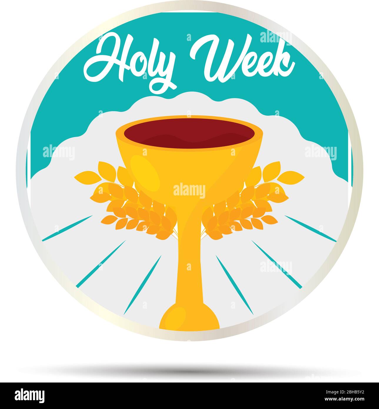 Holy week button Stock Vector Image & Art - Alamy