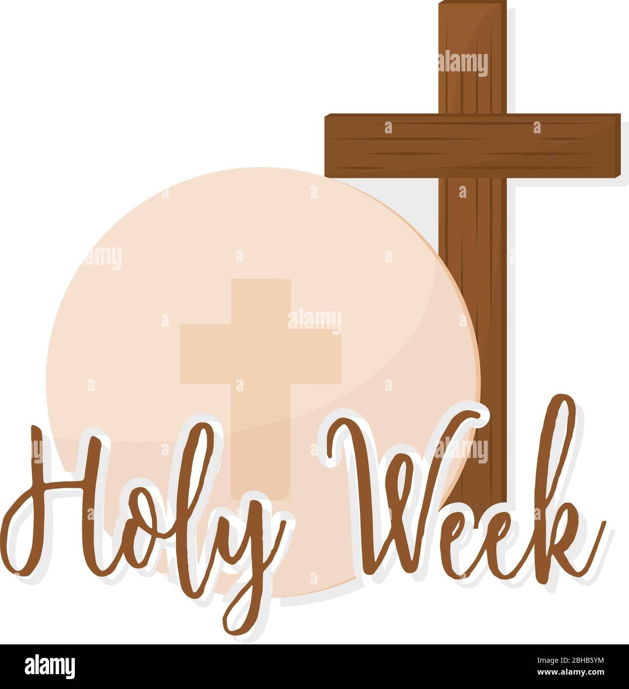 Holy week poster Stock Vector Image & Art - Alamy